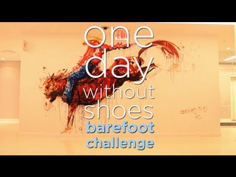One Day Without Shoes Barefoot Challenge 2011 - YouTube