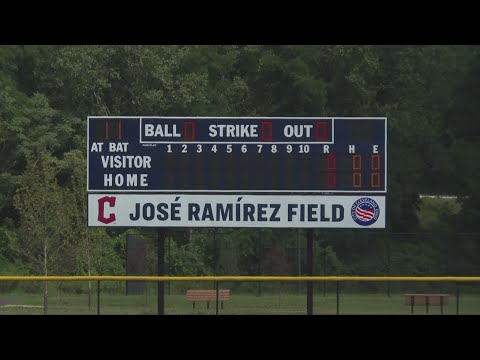 Jose Ramirez gets baseball field named after him at Clark Park in ...