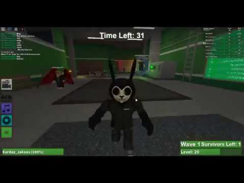 Creepy Bunny Smacks Zombie With Frying Pan (ROBLOX) - YouTube
