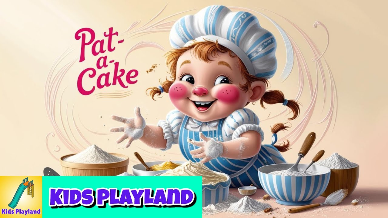 Pat A Cake Pat A Cake Baker's Man | Nursery Rhymes For Children | Kids ...