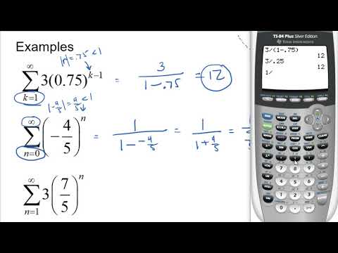 Pre-Calculus: Infinite Geometric Series - YouTube