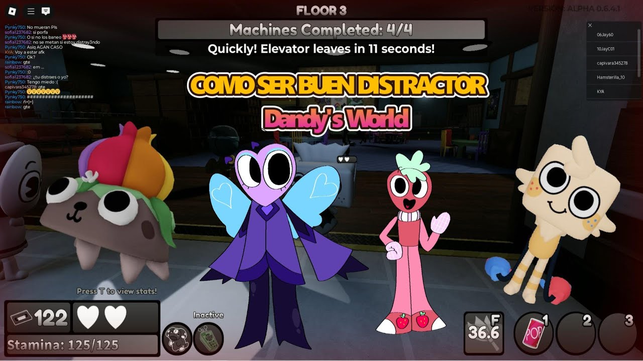 TIPS para MEJORARr siendo DISTRACTOR en Dandy's World - YouTube