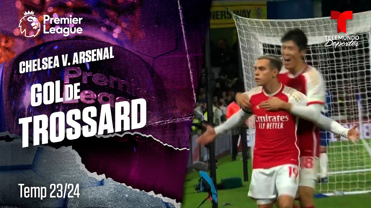 Goal Leandro Trossard - Chelsea v. Arsenal 23-24 | Premier League ...