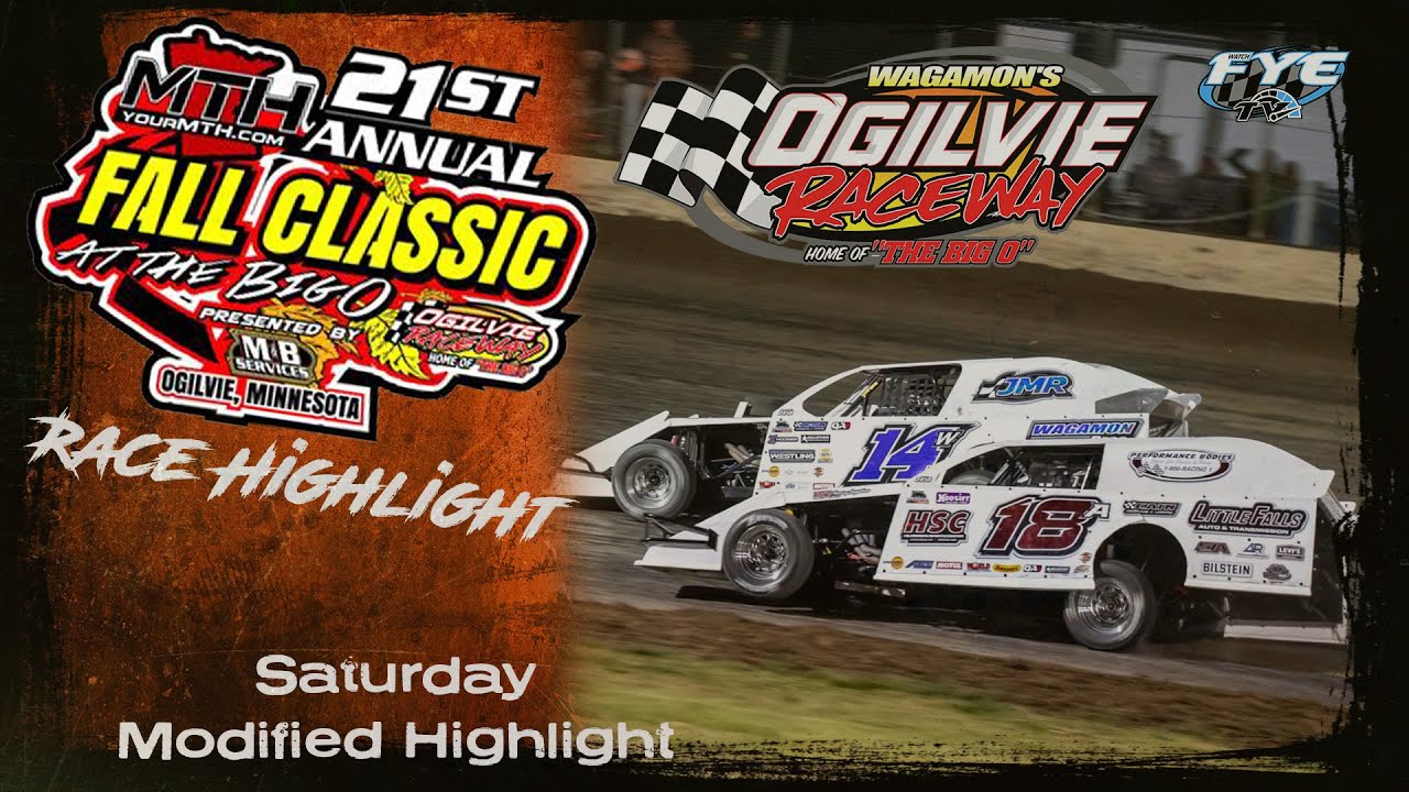 Ogilvie Raceway 10/5/24 WISSOTA Modified Highlight - YouTube