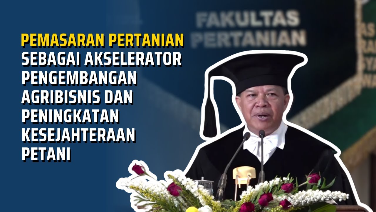 Pengukuhan Prof. Dr. Jamhari, S.P., M.P. Guru Besar Fakultas Pertanian UGM - YouTube