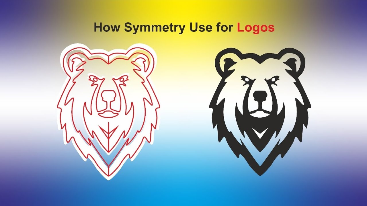 part 1how to use symmetry in coreldraw | coreldraw reflect logo design ...