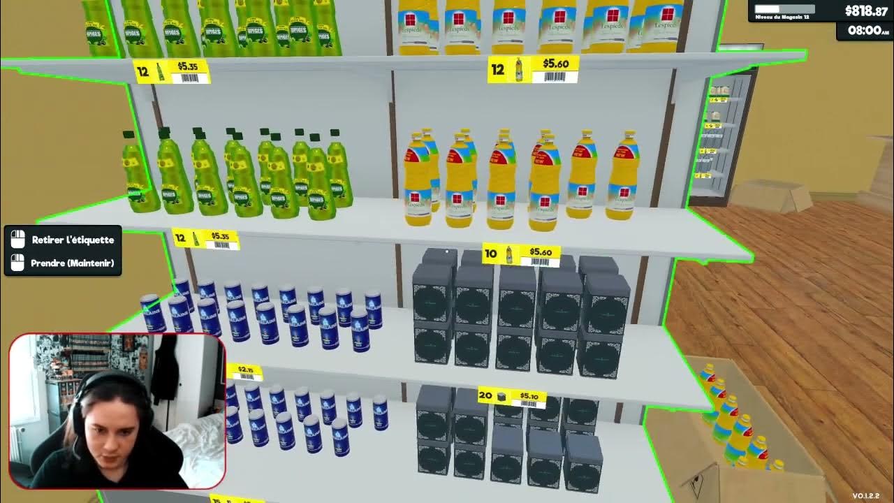 VOD - J'agrandis mon magasin dans Supermarket Simulator et je décale en duo sur Fortnite - YouTube