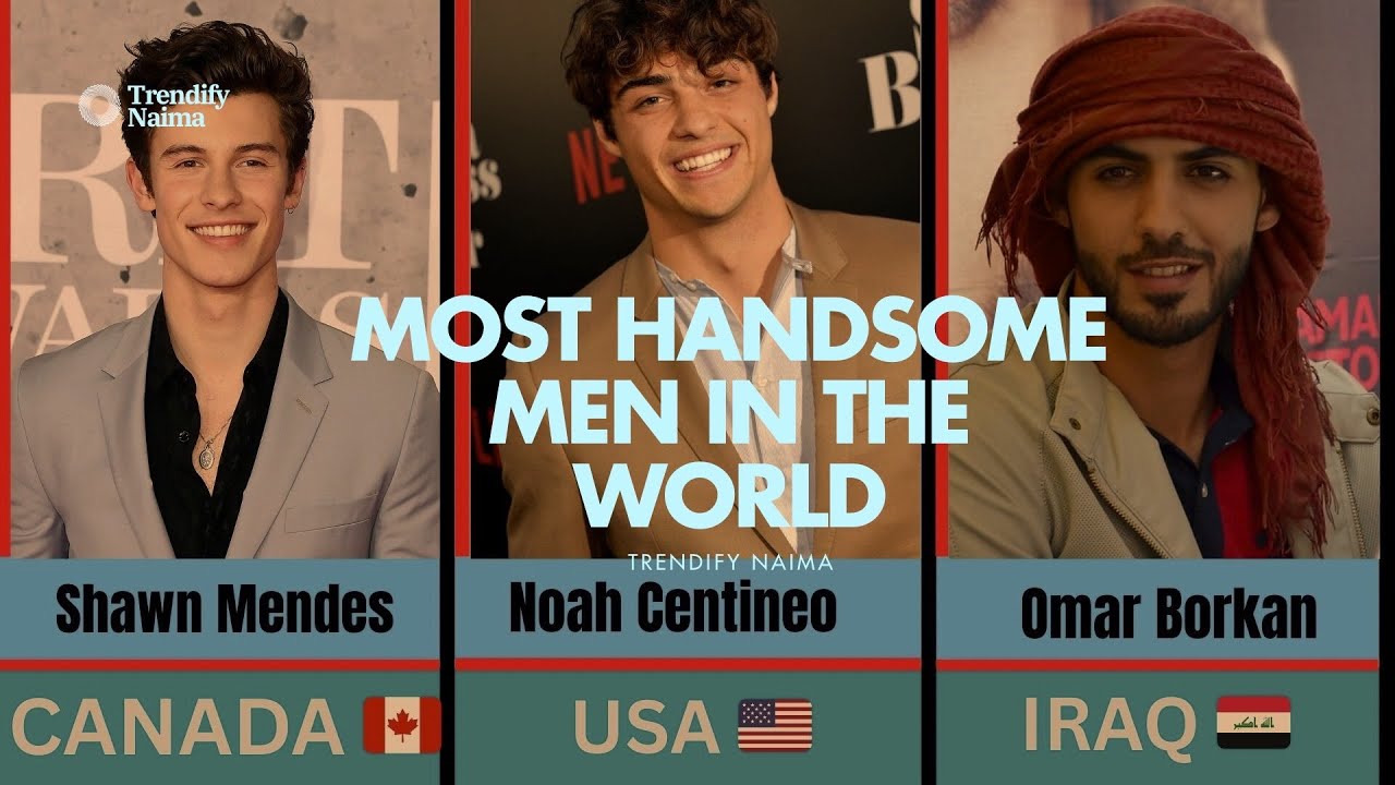 Top 40 Most Handsome Men In The World 2025 🌍 | Global Icons, Actors ...