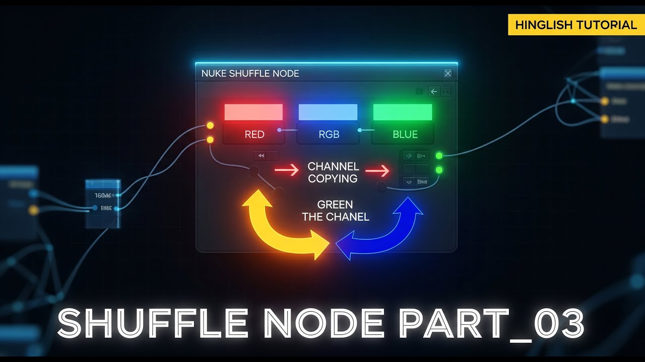 Nuke Shuffle Node Tutorial in Hinglish | Part 03 | Photoshop vs Nuke ...