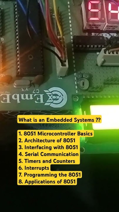 Overview of 8051 Microcontroller Architecture, #electronics #learn# ...