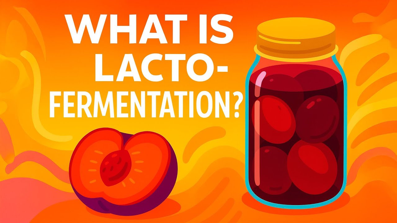 What Is Lacto-Fermentation? | How to Make Lacto-Fermented Plums - YouTube
