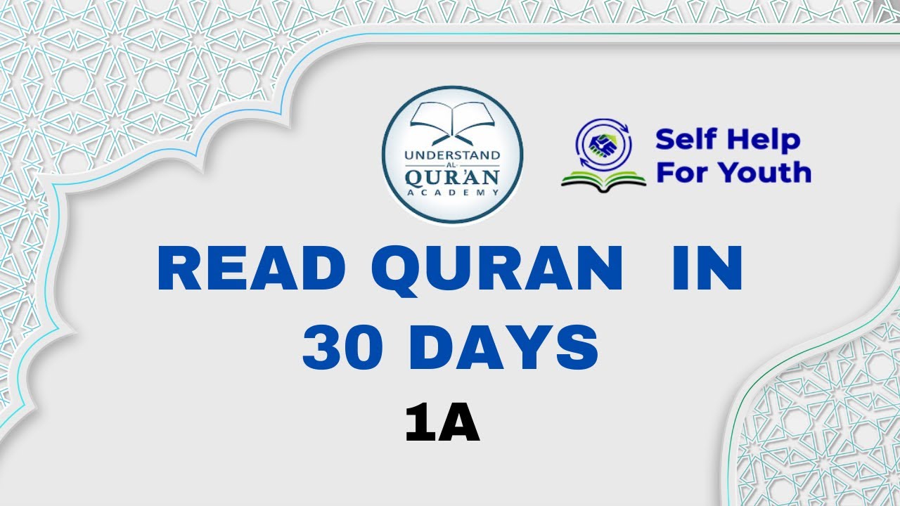 SHFY UQA Read Quran Lesson 1A - YouTube