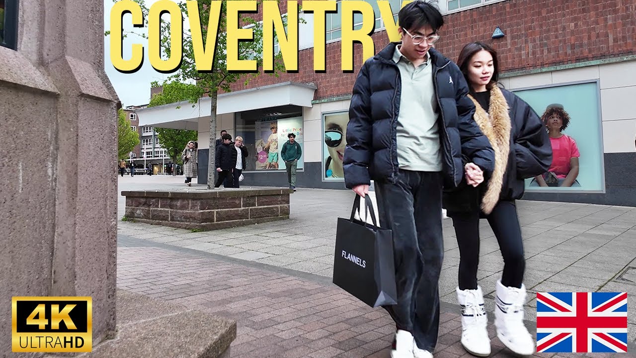 Coventry - City Tour 2024| Walking The Streets of Coventry | Central ...