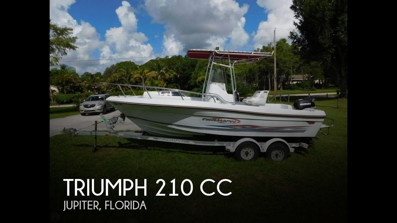 [SOLD] Used 2002 Triumph 210 CC in Jupiter, Florida - YouTube