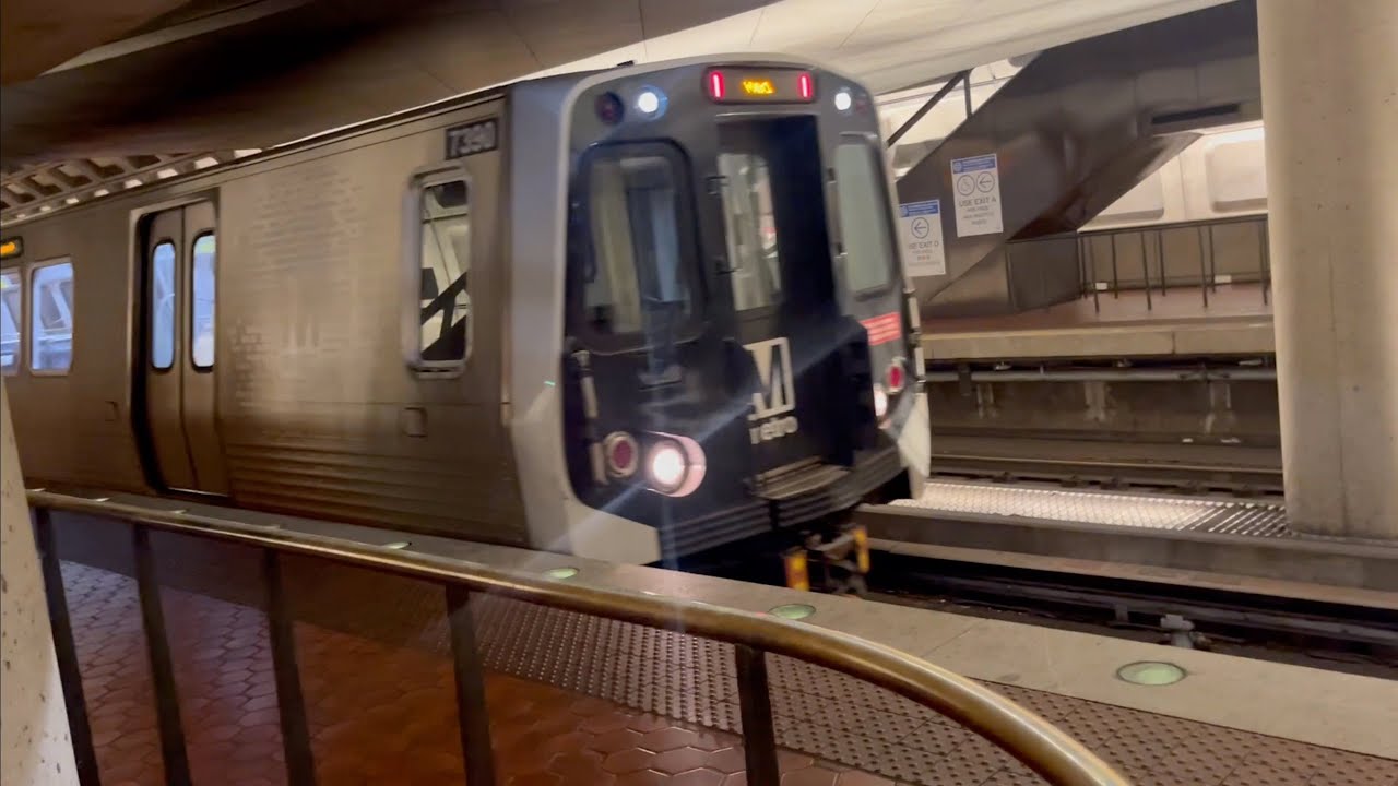WMATA Metro Red Line from Metro Center to Union - YouTube