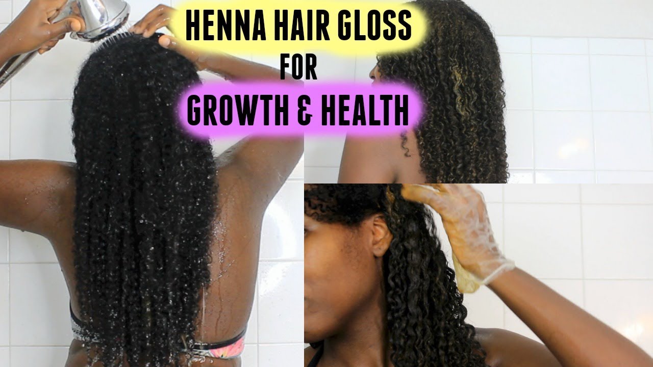 Henna Hair Gloss For Longer Healthier Stronger Hair - YouTube