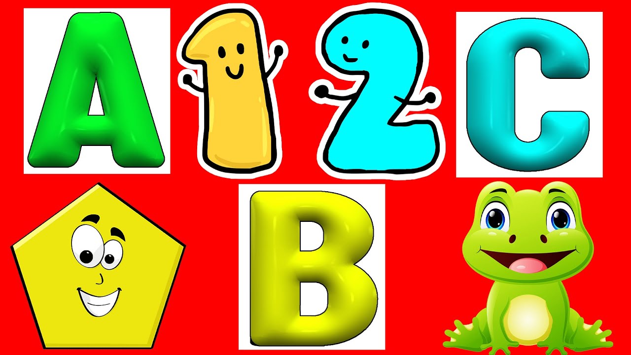 ABC and 123 Learning Videos Toddlers + Nursery Rhymes & Kids Songs+ ...