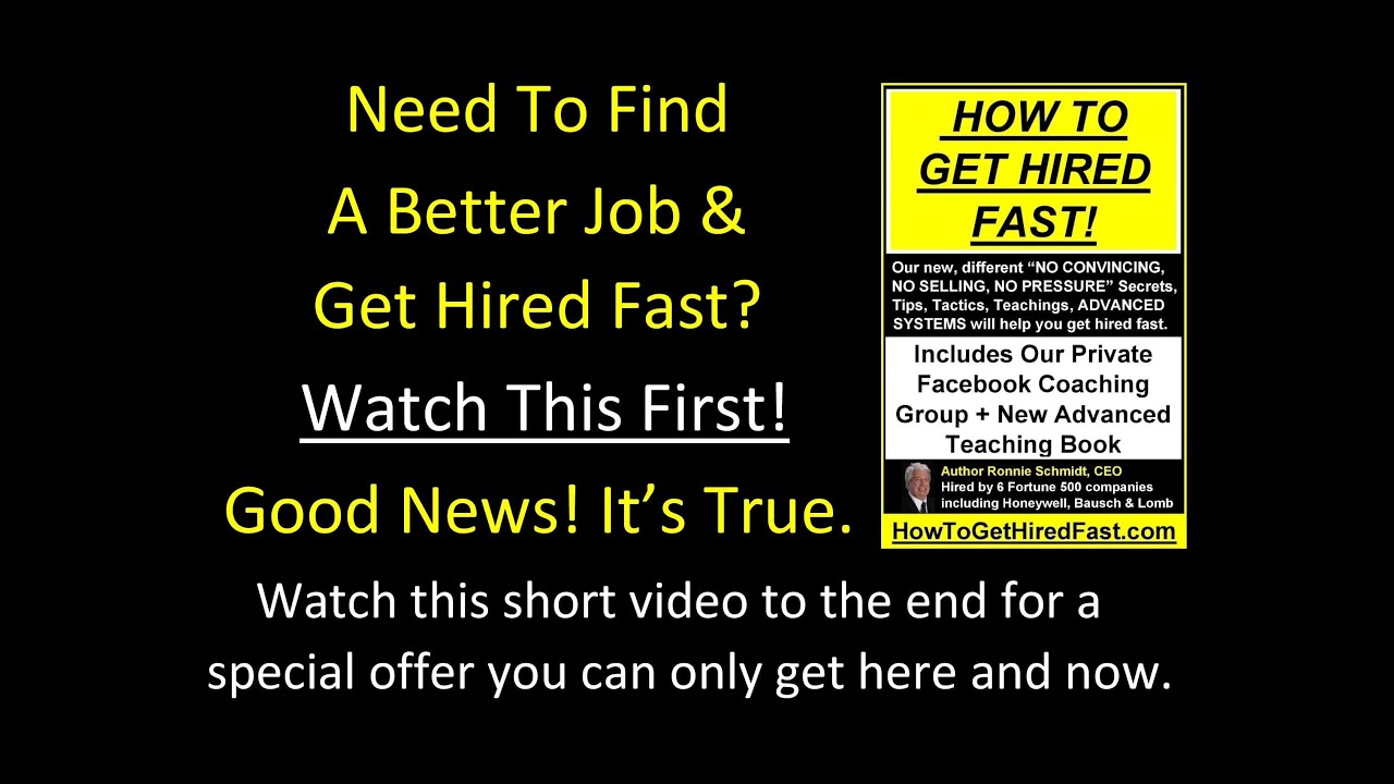 HOW TO GET HIRED FAST - YouTube