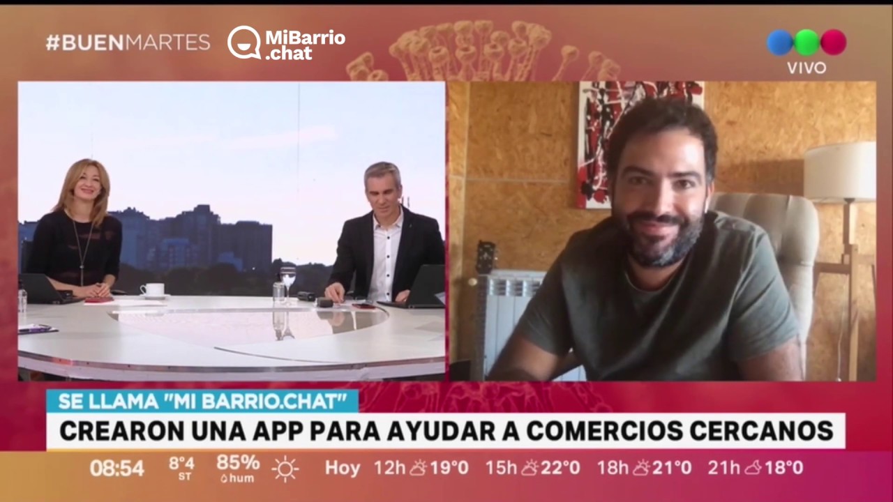 Nota MiBarrio.chat - BUEN TELEFE - Erica Fontana y Adrian Puente - YouTube