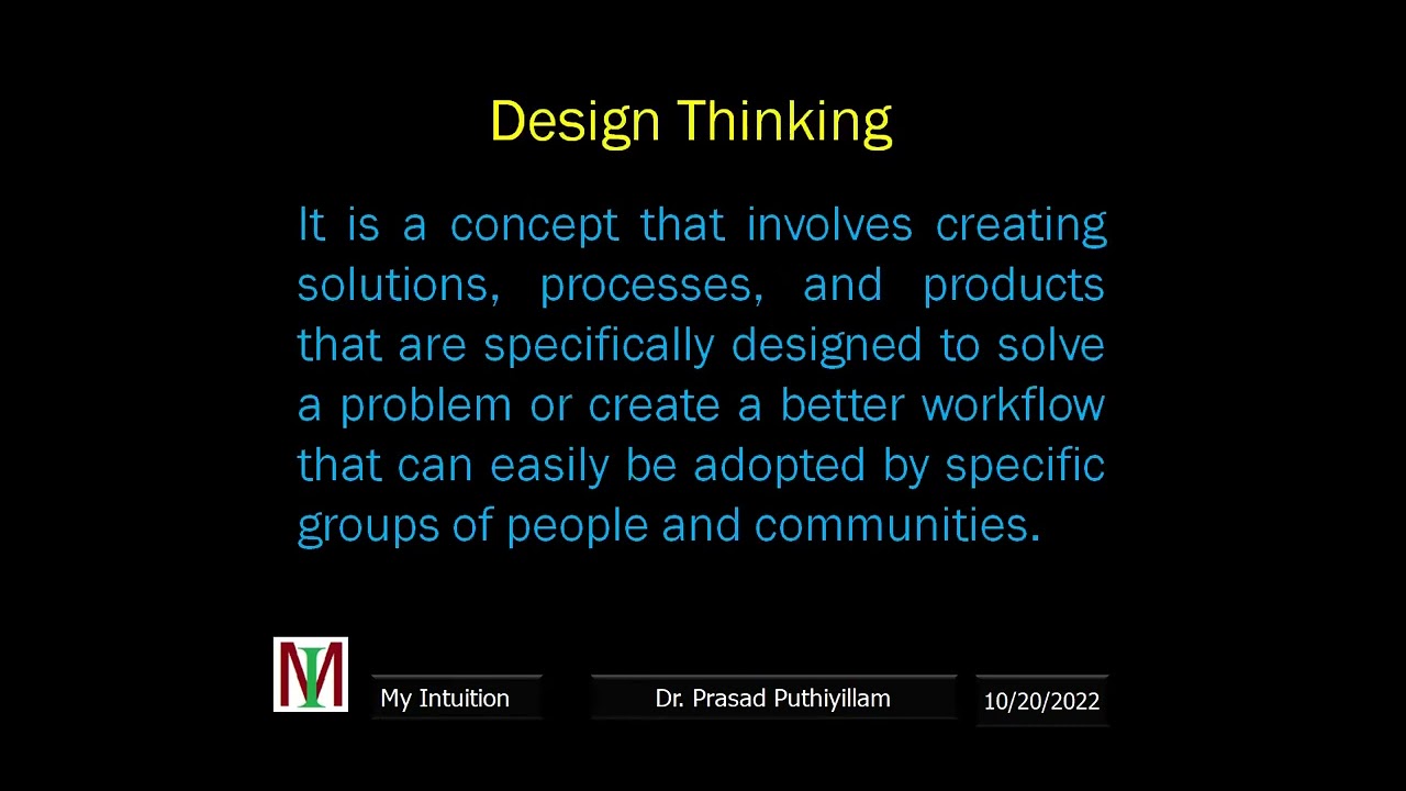 History and Understanding Design Thinking; Innovation and Design ...