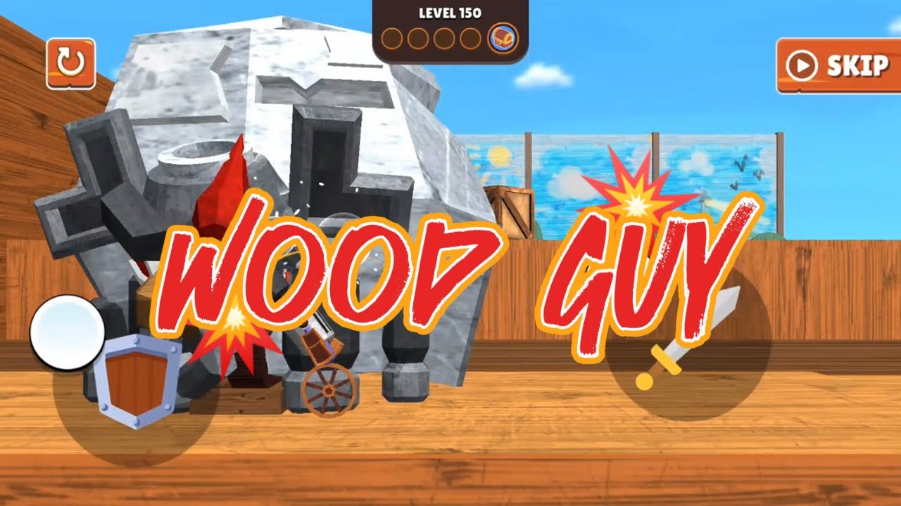 Wood Guy Fight! Boss Battle Begins! - YouTube