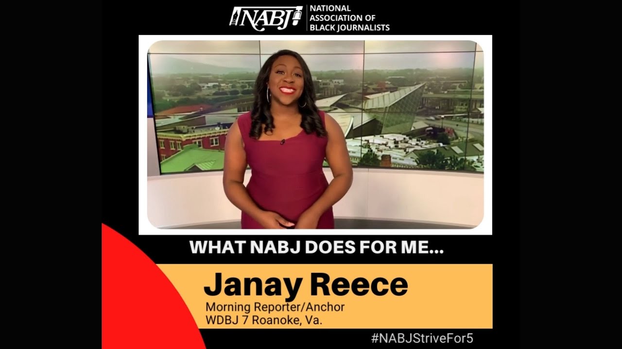 What NABJ Does For Me: Janay Reece, Morning Reporter/Anchor, WDBJ 7 ...