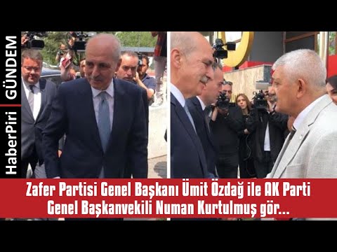 ZAFER PARTİSİ GENEL BAŞKANI ÜMİT ÖZDAĞ İLE AK PARTİ GENEL BAŞKANVEKİLİ NUMA...