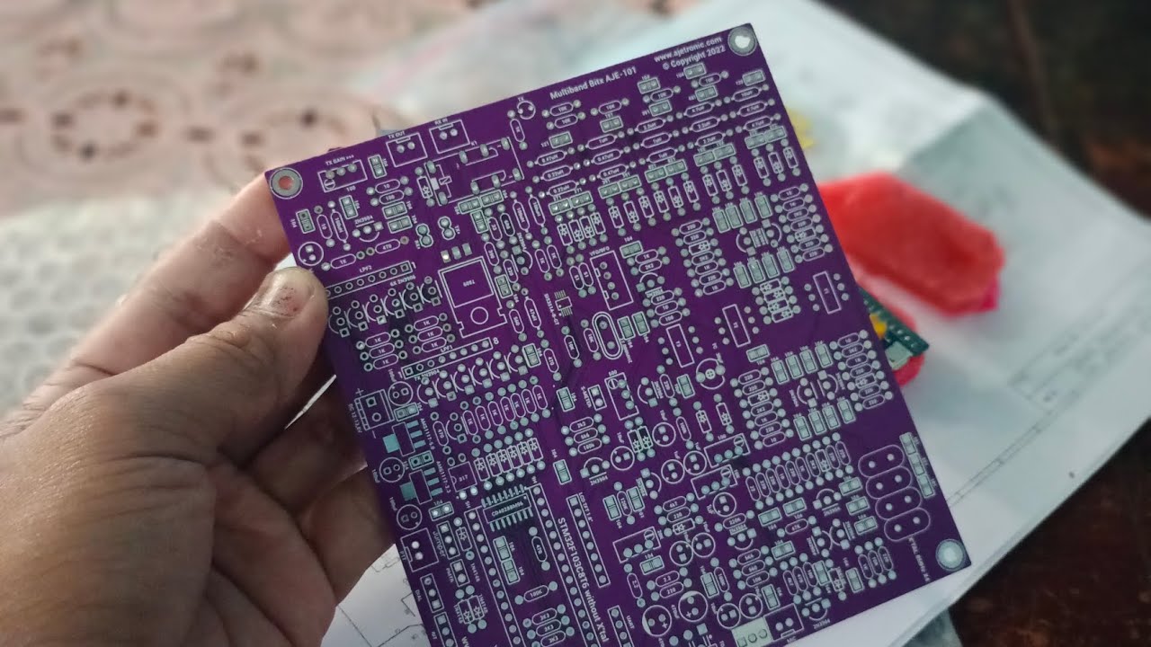 PCB Bitx Multiband AJE-101 - YouTube