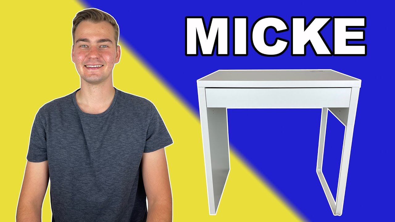 Step by Step | Small Micke Desk IKEA Tutorial - YouTube