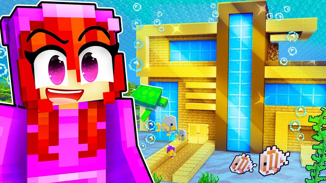 $1 vs $1,000,000 Minecraft Underwater Build Battle! - YouTube