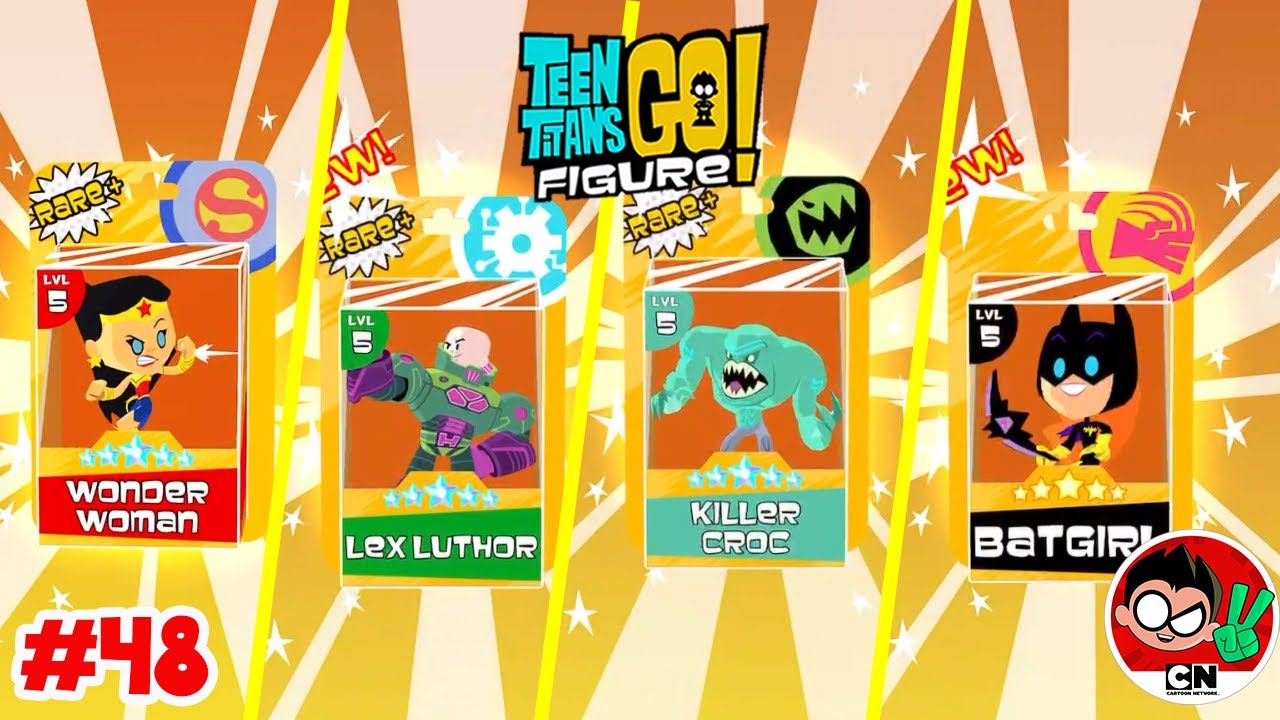 Teen Titans GO Figure! 2 - Open 5 Golden Egg and got Lucky !! - YouTube