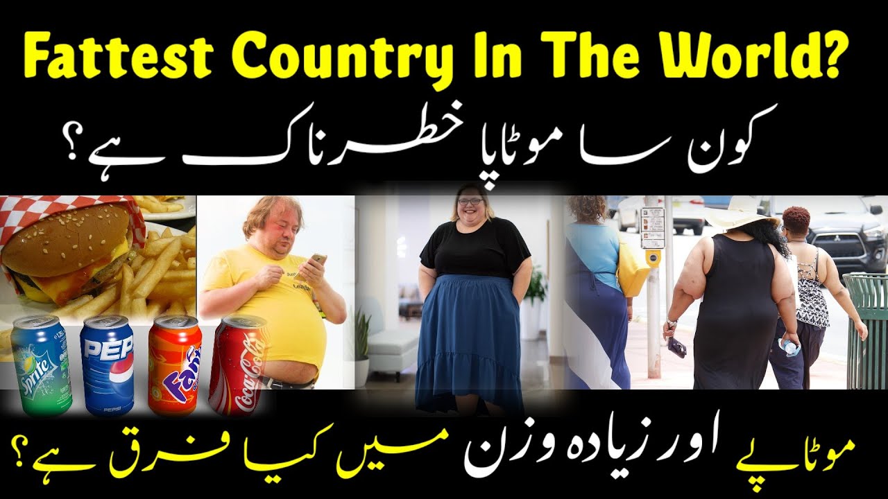 Fattest Country In The World //Which Obesity Is Dangerous //How To Lose ...