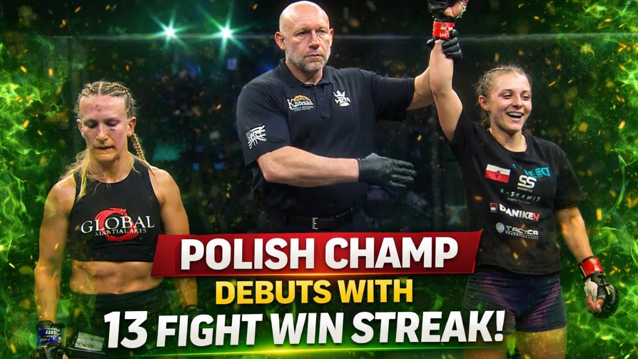 Polish Champ Makes Violent Debut | 13-Fight Win Streak Continues - YouTube