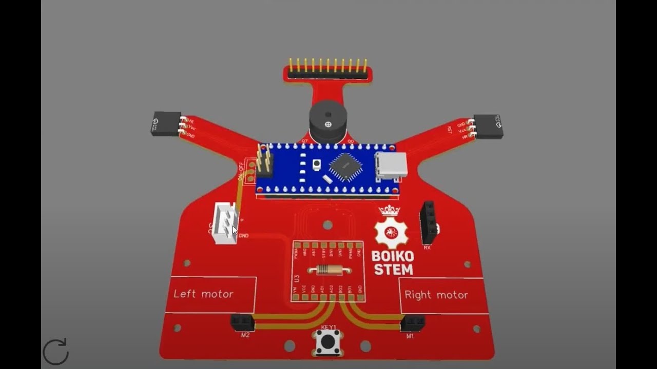 Line following ROBO tracer (Part2) First test - YouTube