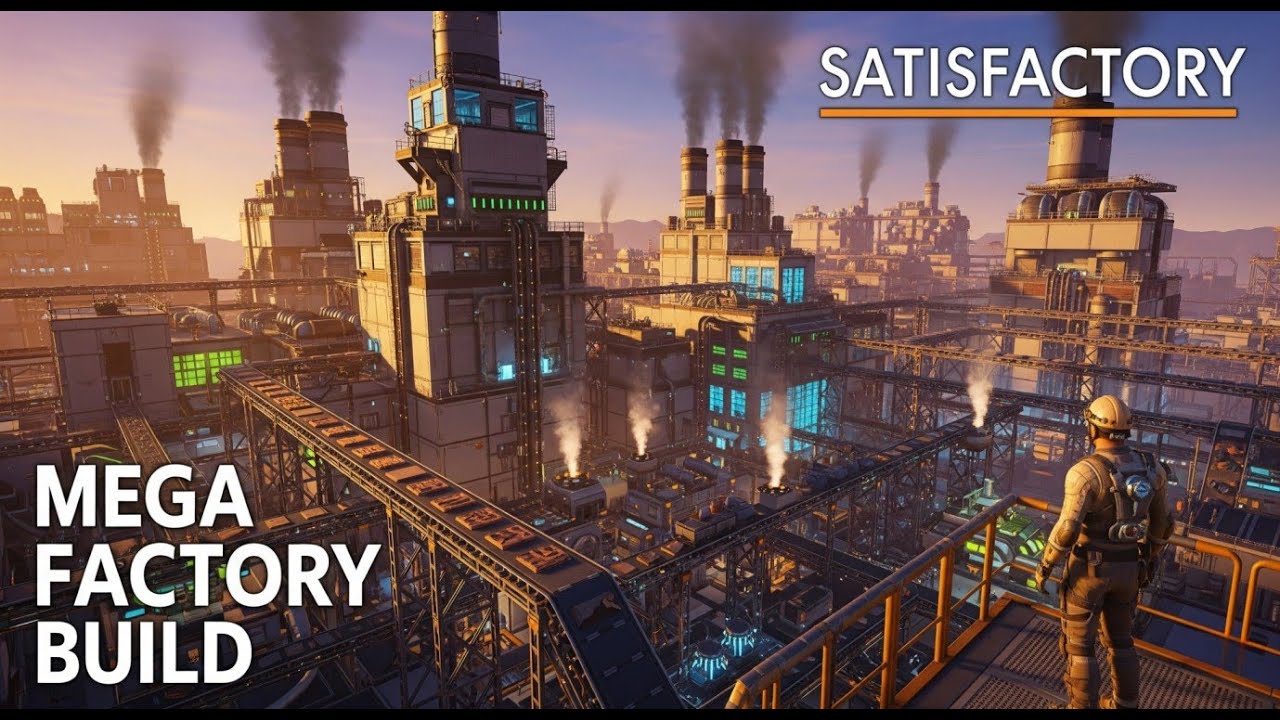 Satisfactory Gameplay Ep.19 | Main Base Expansion Continues 🏭 - YouTube