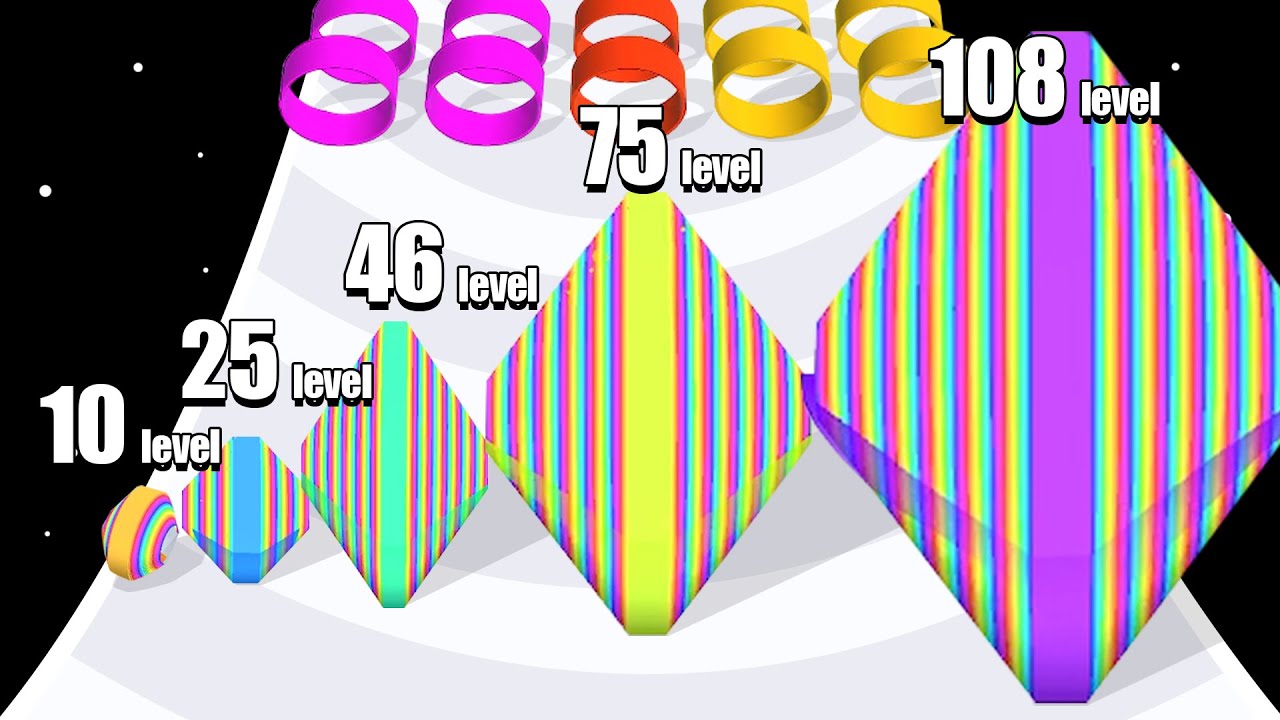 CIRLE DASH 3D - Level Up Circle. ASMR Gameplay (Max Level) - YouTube