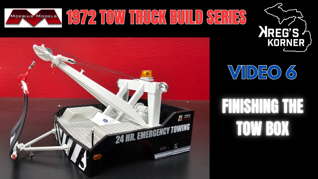 MOEBIUS TOW TRUCK BUILD SERIES VIDEO 6 #modelcars #moebius #gaahleri ...