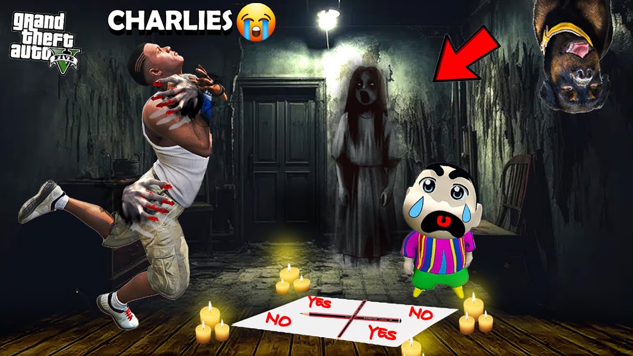 Franklin Play Charlie Charlie Ghost Game With His Friends GTA 5 (PART 3 ...