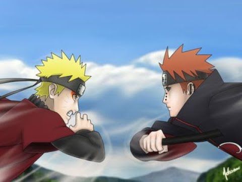 pain attack in hidden leaf village - YouTube