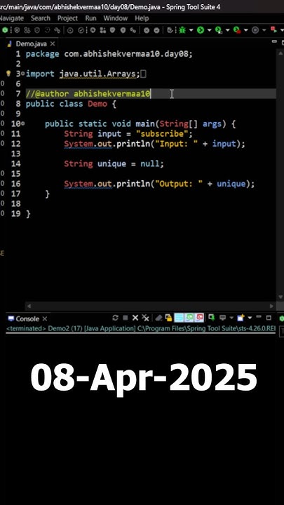 Day-98: Remove duplicate characters from a String in Java #shorts #java - YouTube