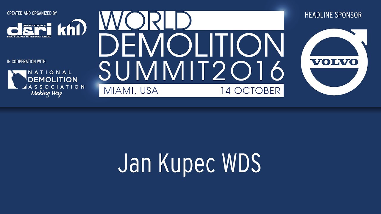 World Demolition Summit 2016 – Dr Jan Kupec - YouTube
