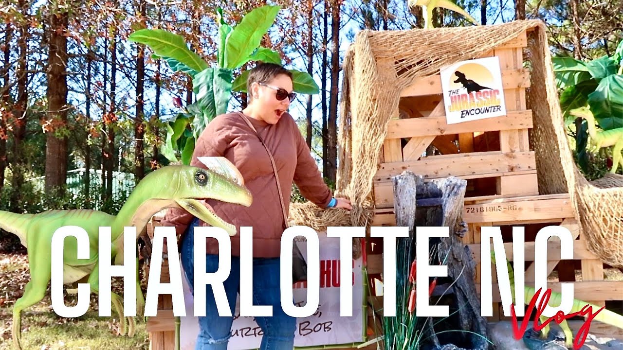 CHARLOTTE NC VLOG || Ballantyne’s Backyard Turns Jurassic Park || DAY ...
