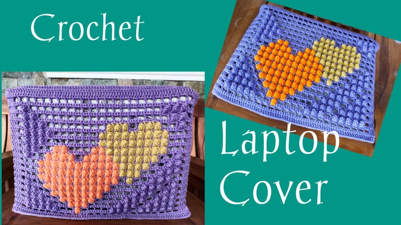 Part 1|1 Crochet Laptop Cover Tutorial | step by step #laptopcover ...