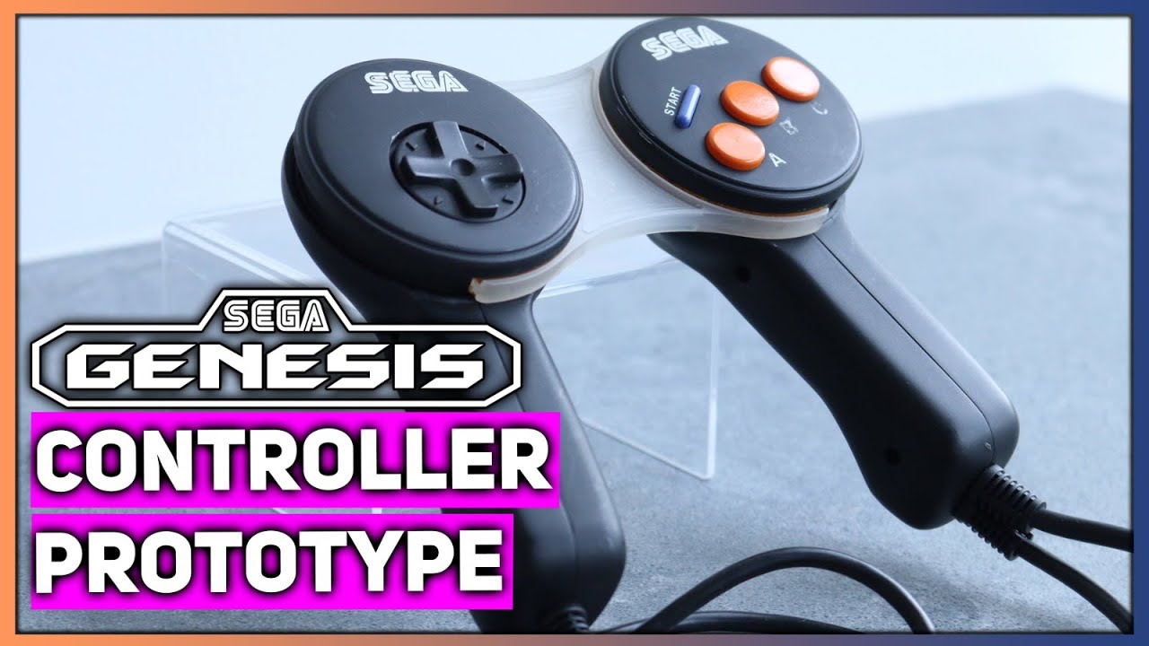 SEGA GENESIS PROTOTYPE CONTROLLER FOUND! - LETS TAKE A LOOK! - YouTube
