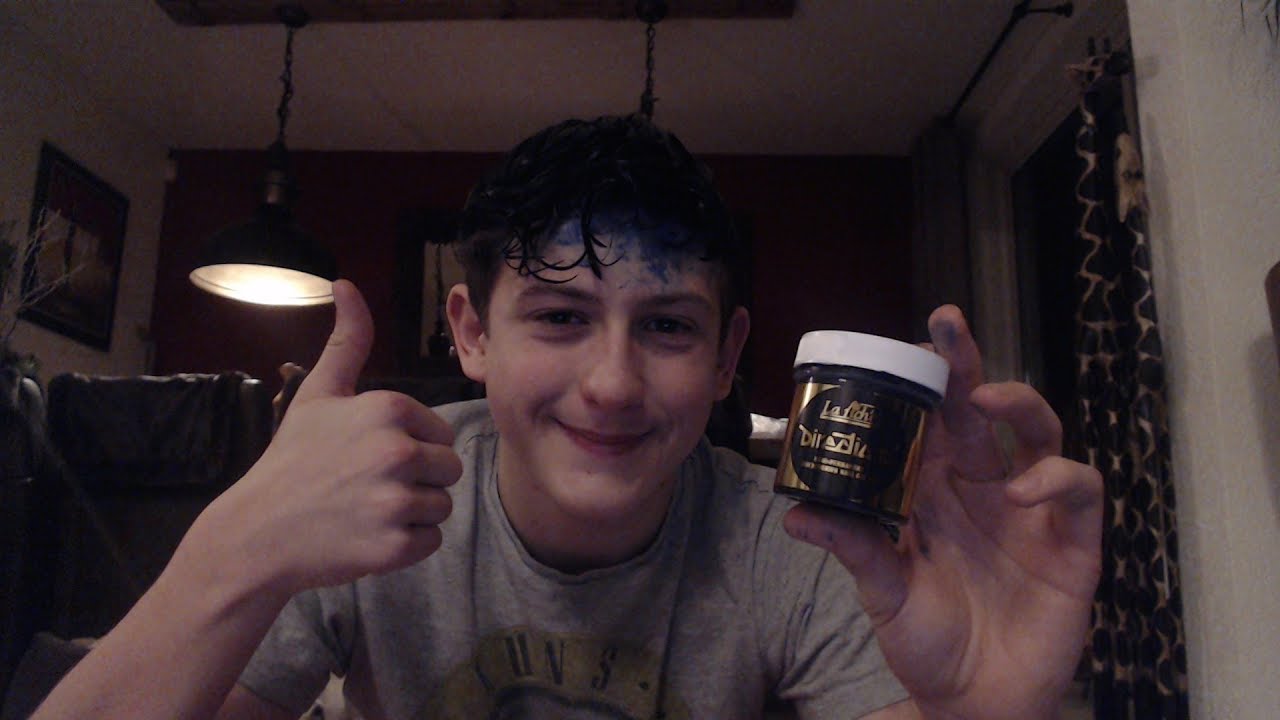 ASMR Dying My Hair Blue😳*250K SPECIAL| lovely ASMR s - YouTube