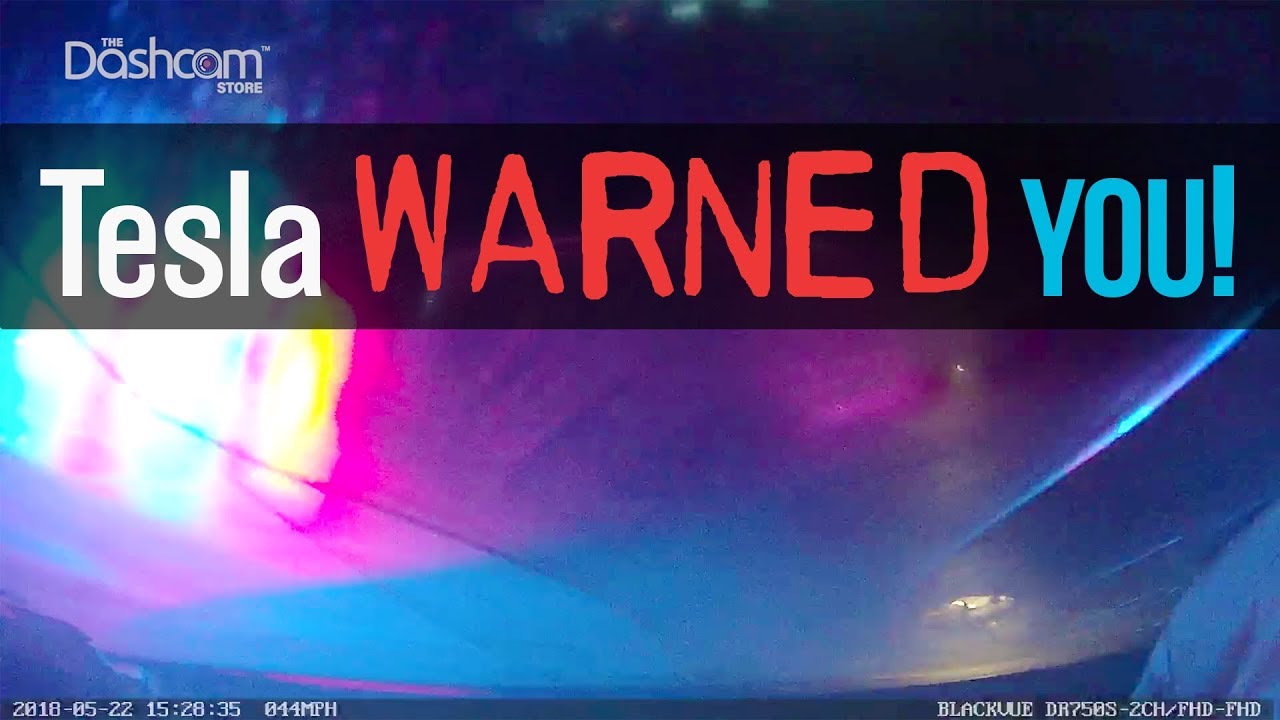 Tesla Warned You! | Full-Speed Rear-End Crash Caught on Dashcam - YouTube
