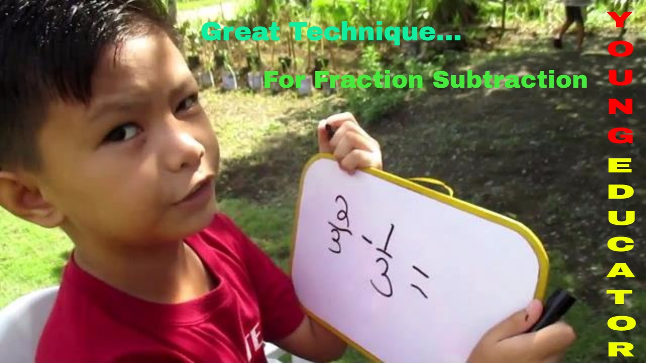How To Subtract Fraction In An Easy Way YouTube How To Subtract Fraction In An Easy Way YouTube