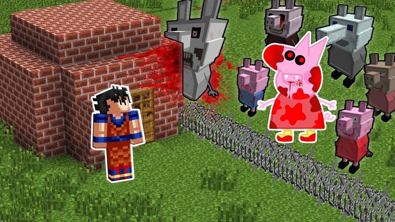 DESAFIO DA BASE VS PEPPA PIG.EXE NO MINECRAFT !! SOBREVIVEMOS A PEPPA ...