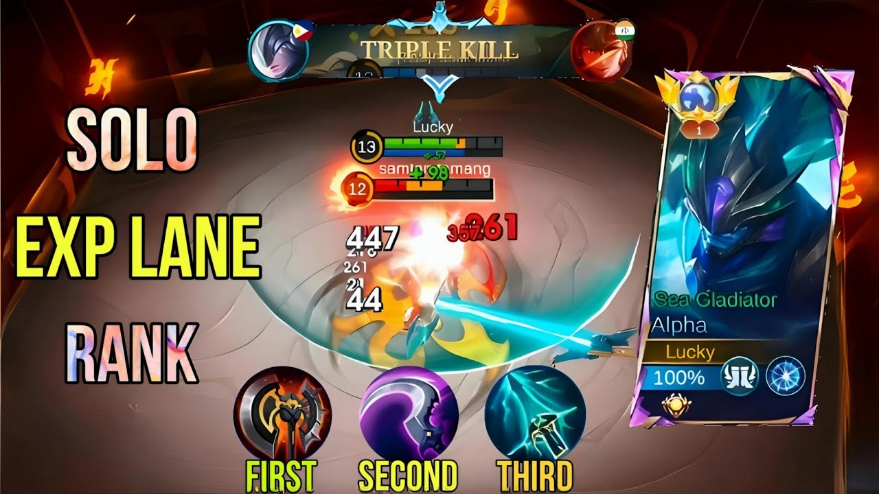I FINALLY FOUND BEST BUILD AND EMBLEM FOR EXP LANE ALPHA | ALPHA TOP ...