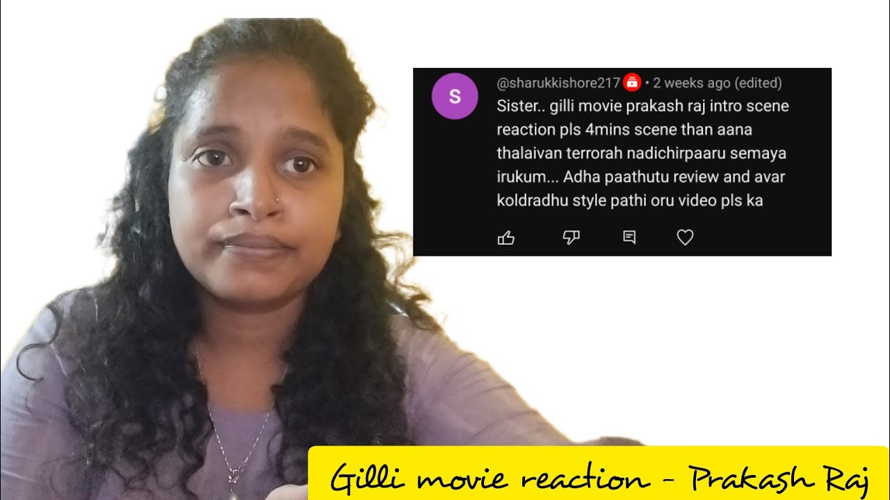 Gilli Movie Prakash raj Scene Reaction 🎉💥/Kanmani - YouTube